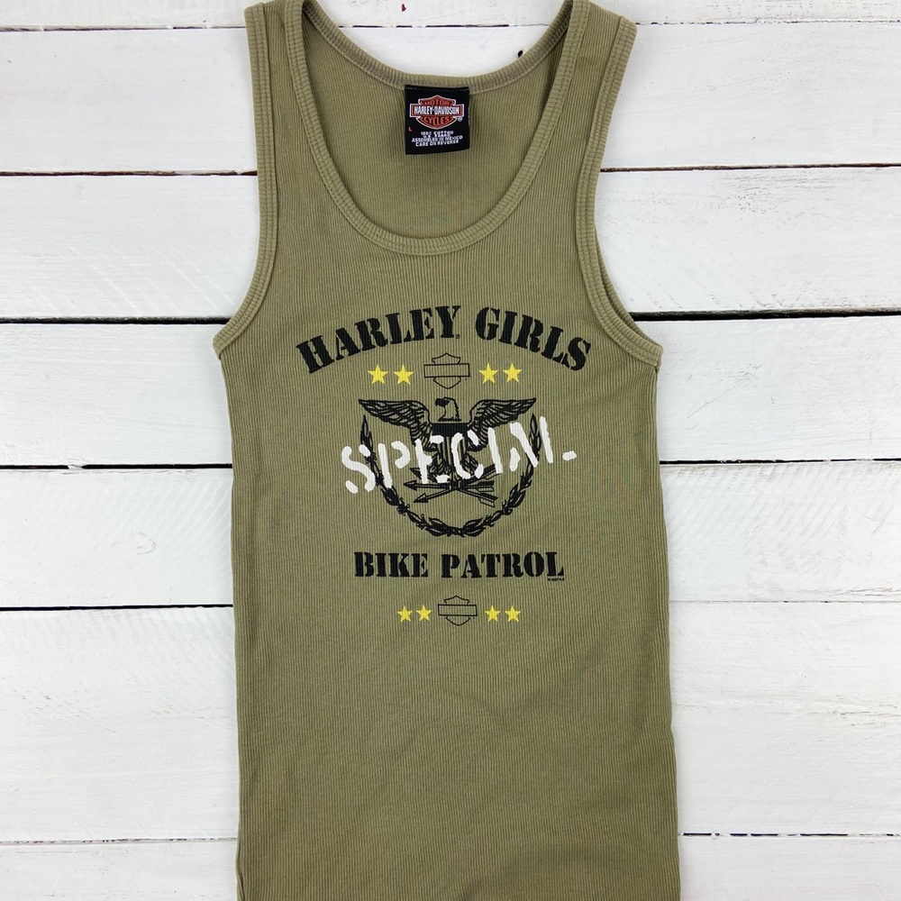 Harley-Davidson Racerback Ribbed Tank - Gem